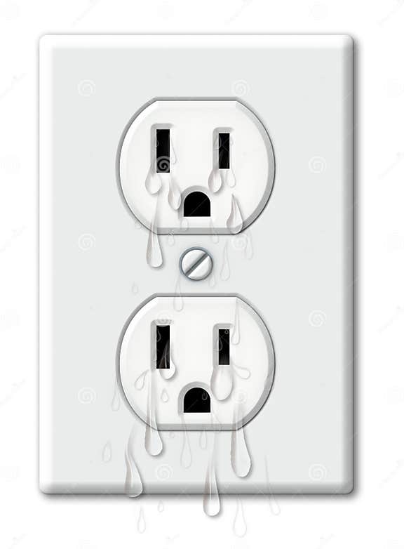 Sad Outlet stock illustration. Illustration of mood, plug - 28514130