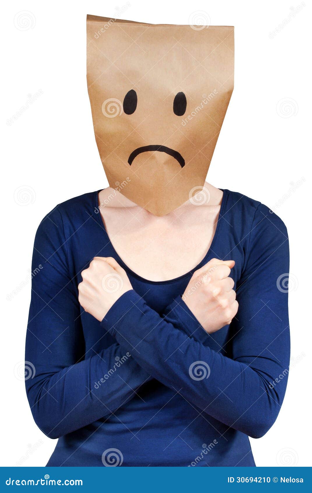 Sad person stock photo. Image of angry, hidden, anger - 30694210