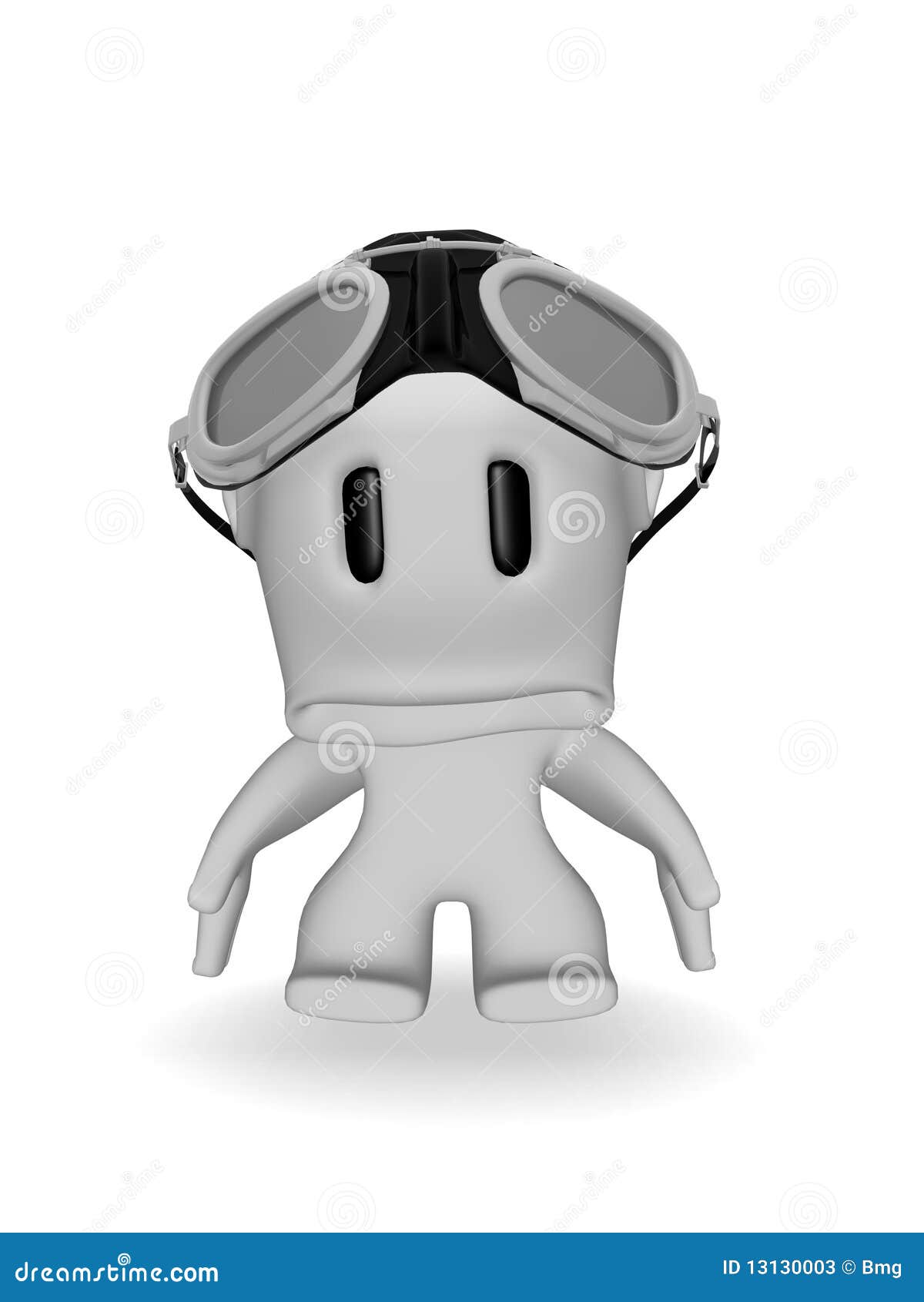 Sad with pilot goggles stock illustration. Illustration of dissatisfied ...