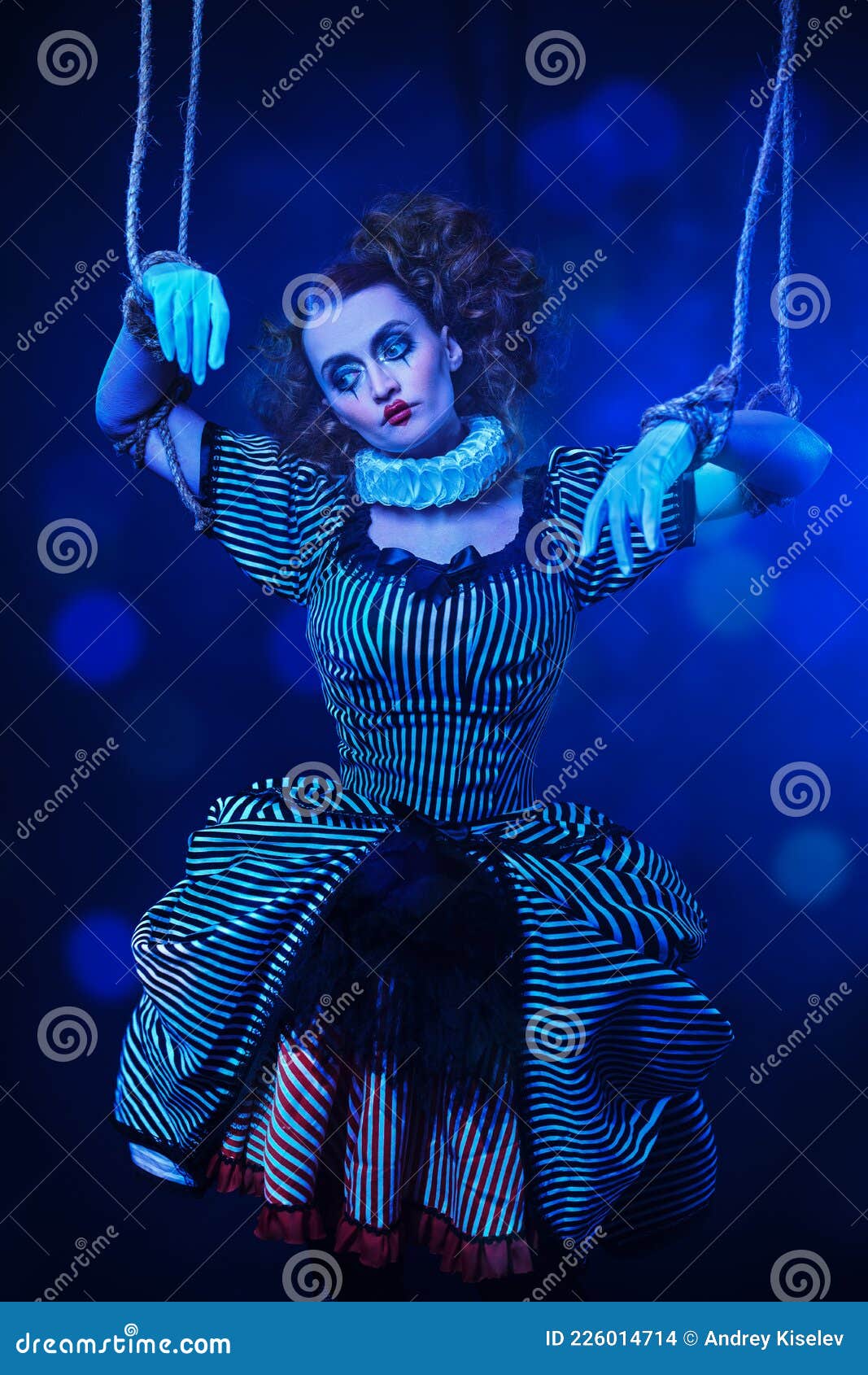 The sad puppet stock photo. Image of emotion, artist - 226014714