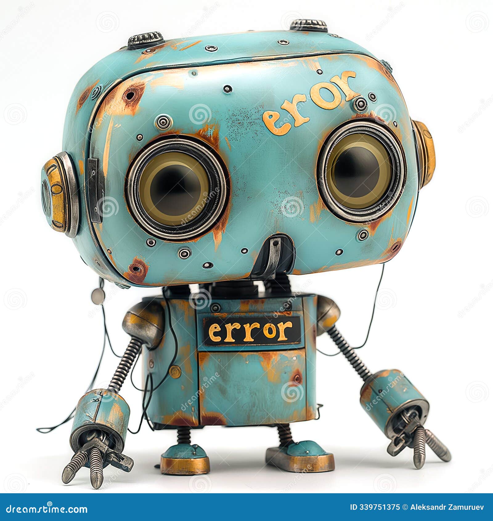 This Sad Robot, Featuring a Distressed Blue Screen with an Error ...