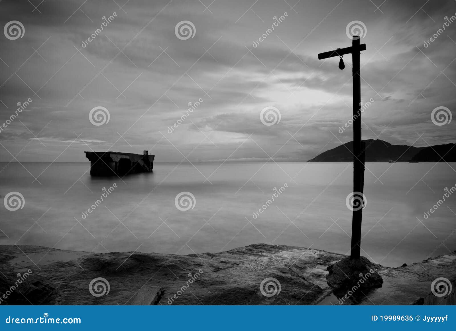 The sad sea stock photo. Image of photograph, hainan - 19989636