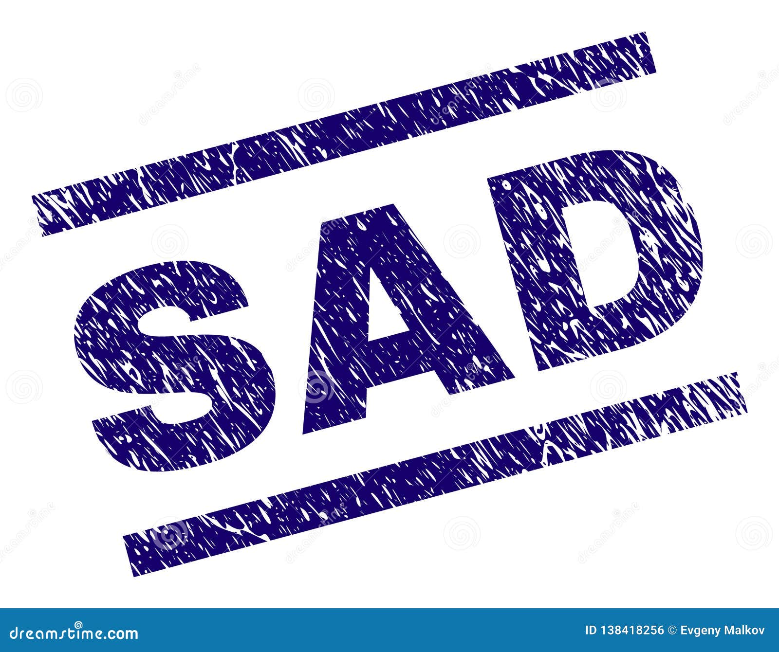 Grunge Textured SAD Stamp Seal Stock Vector - Illustration of texture ...