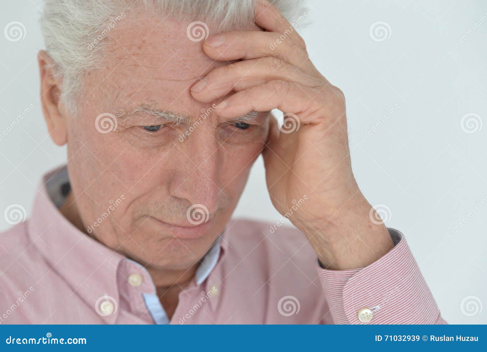 Sad senior man stock image. Image of grandfather, adult - 71032939
