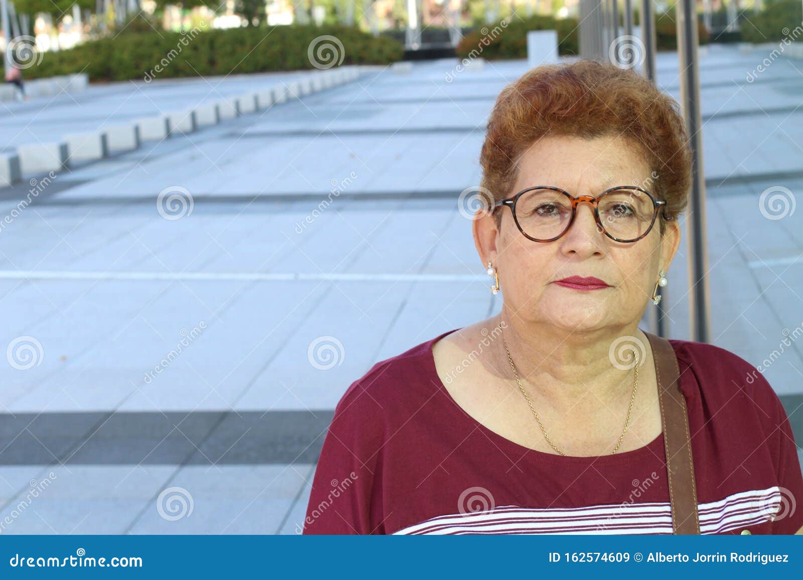 Sad Senior Woman Looking at Camera Stock Image - Image of expression ...
