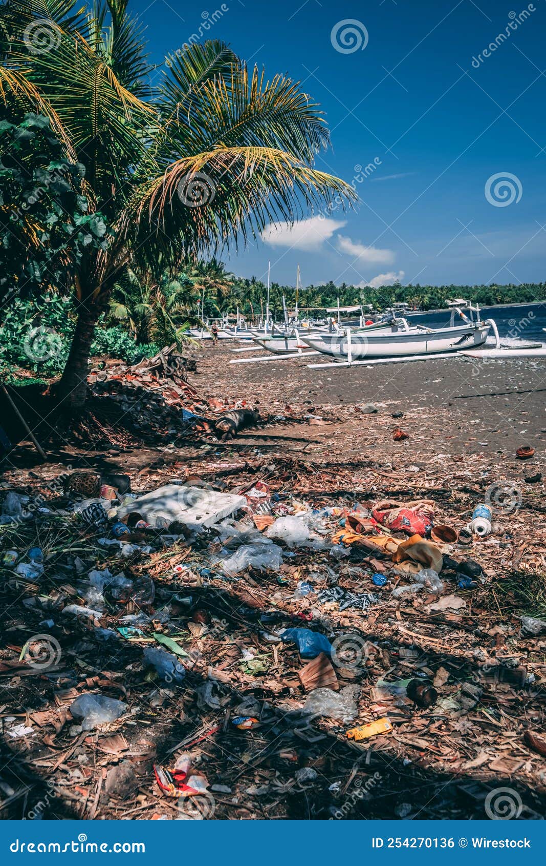 Sad Sight All Too Common of Plastic on the Beach Editorial Photo ...
