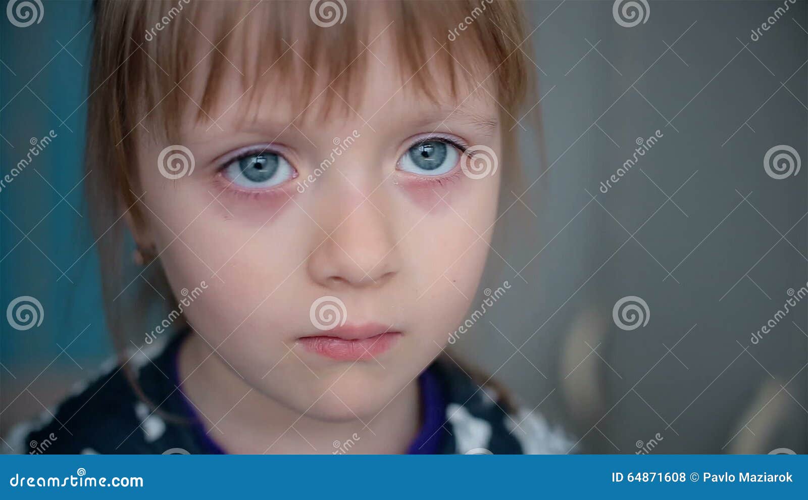 The Sad Sight of a Little Girl Stock Footage - Video of lips, happiness ...