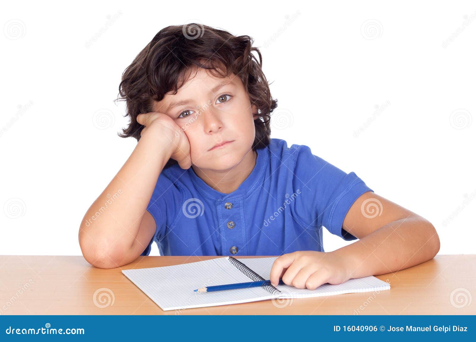 Small Boy Student With Question Marks And Light Bulb On Blackboard ...