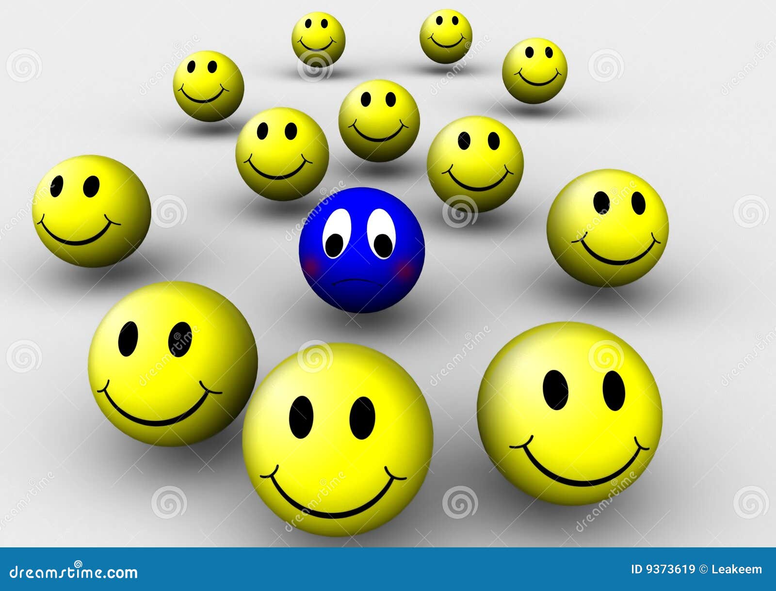 Lonely Smiley Royalty-Free Stock Image | CartoonDealer.com #3883792
