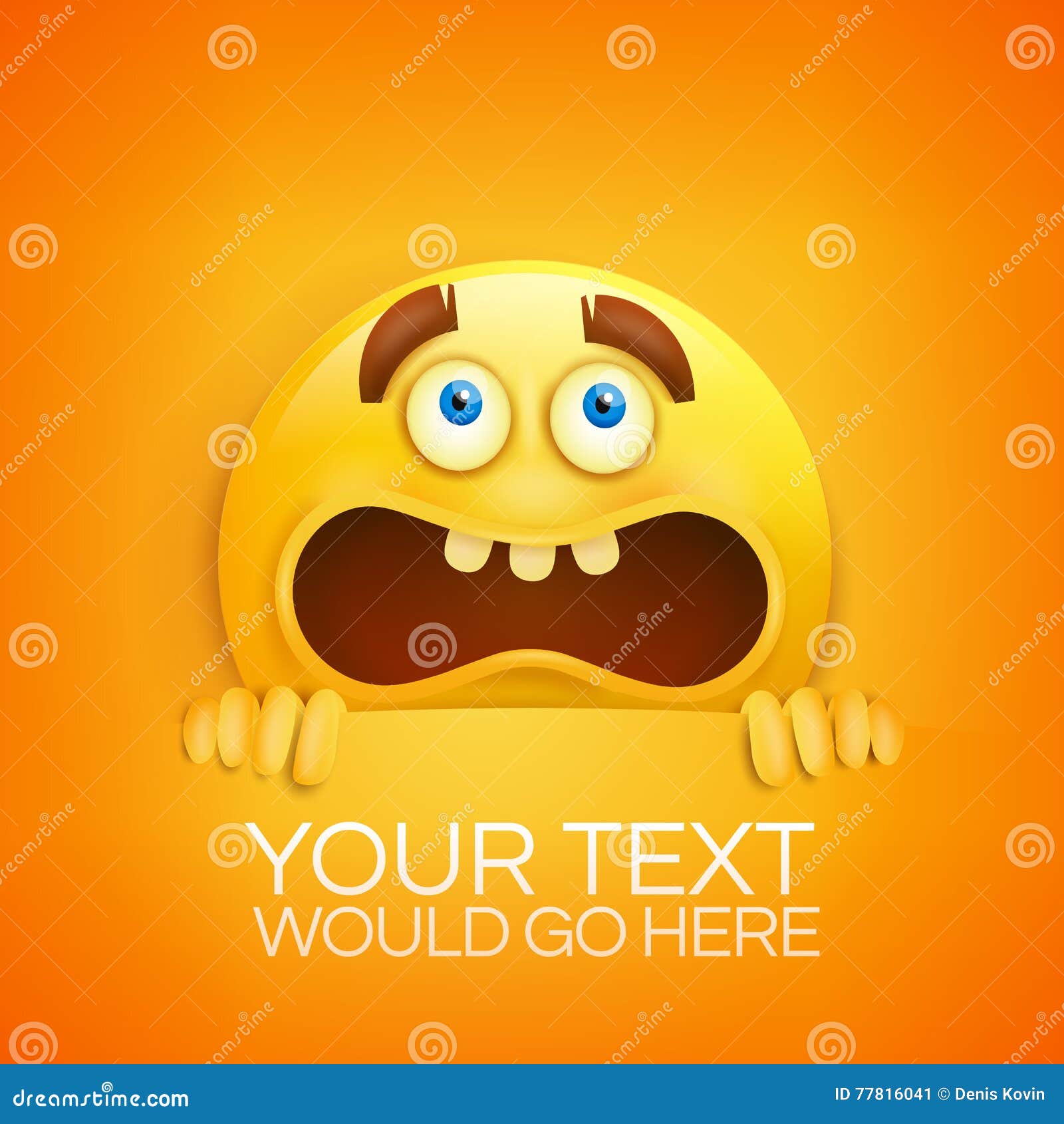 Bawling Emoji With Luma Matte Stock Photography | CartoonDealer.com ...