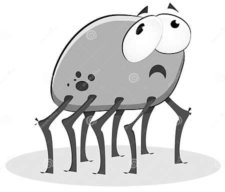 Sad spider stock vector. Illustration of cute, insect - 19475857