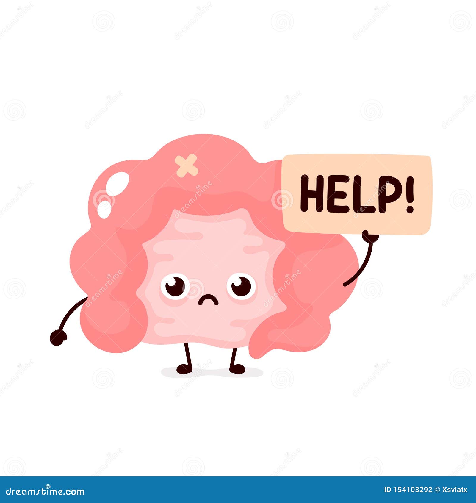 Sad Suffering Sick Cute Human Intestine Stock Vector - Illustration of ... Sad Suffering Sick Cute Human Intestine Stock Vector - Illustration of ...