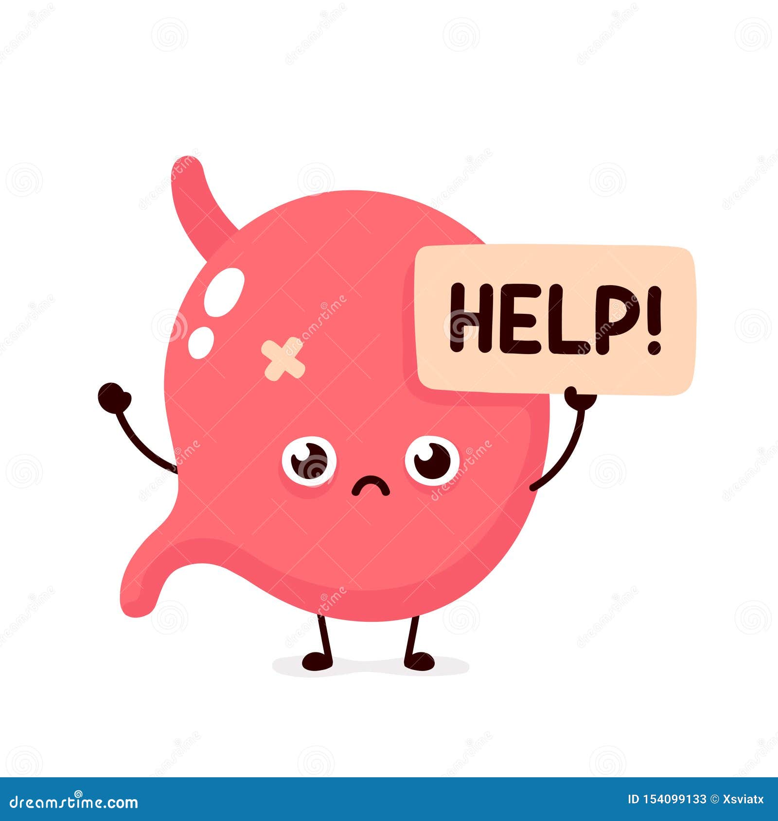 Sad Suffering Sick Cute Human Stomach Stock Vector - Illustration of ... Sad Suffering Sick Cute Human Stomach Stock Vector - Illustration of ...