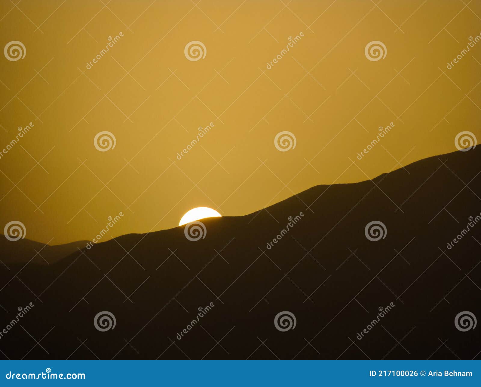 A sad sunset of Tehran stock photo. Image of mountain - 217100026