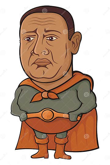 Sad Superhero stock vector. Illustration of cartoon, superhero - 14082310