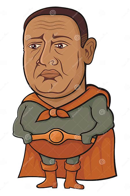 Sad Superhero stock vector. Illustration of cartoon, superhero - 14082310
