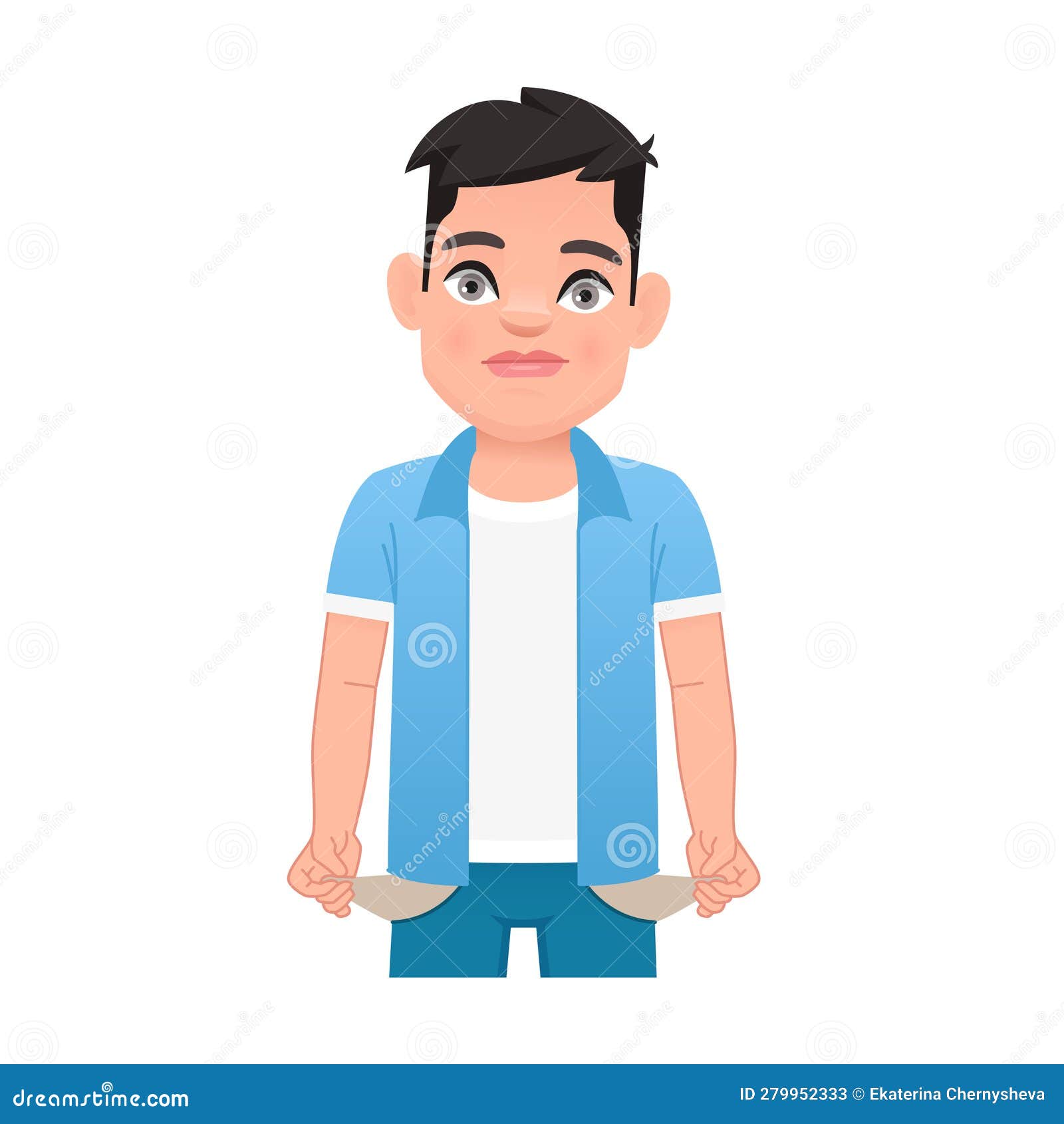 Surprised Empty Wafer Cone For Ice Cream Character Cartoon Vector