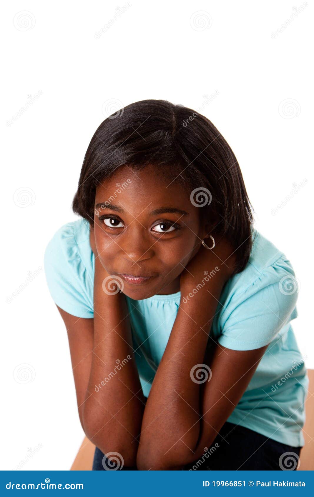 Sad Teenager Worries and Problems Stock Image - Image of child, african ...