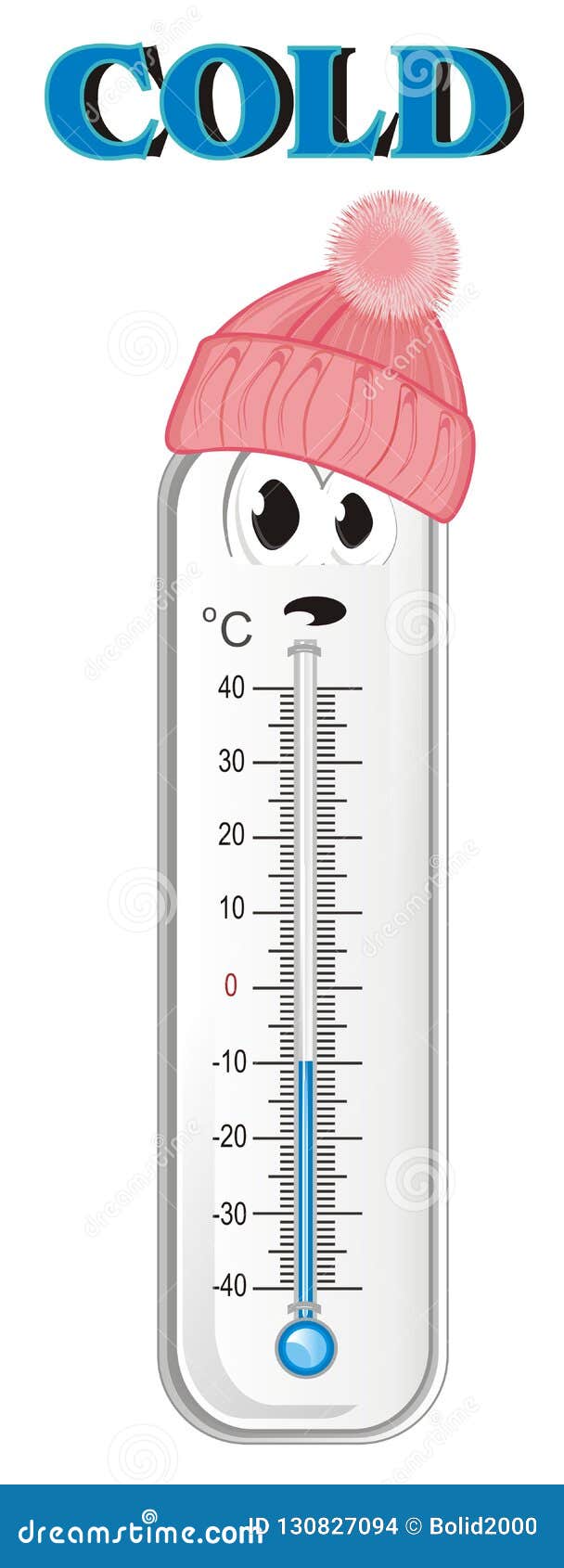 The Word Cold Is Crafted From Translucent Ice Font, Embodying A Frigid ...