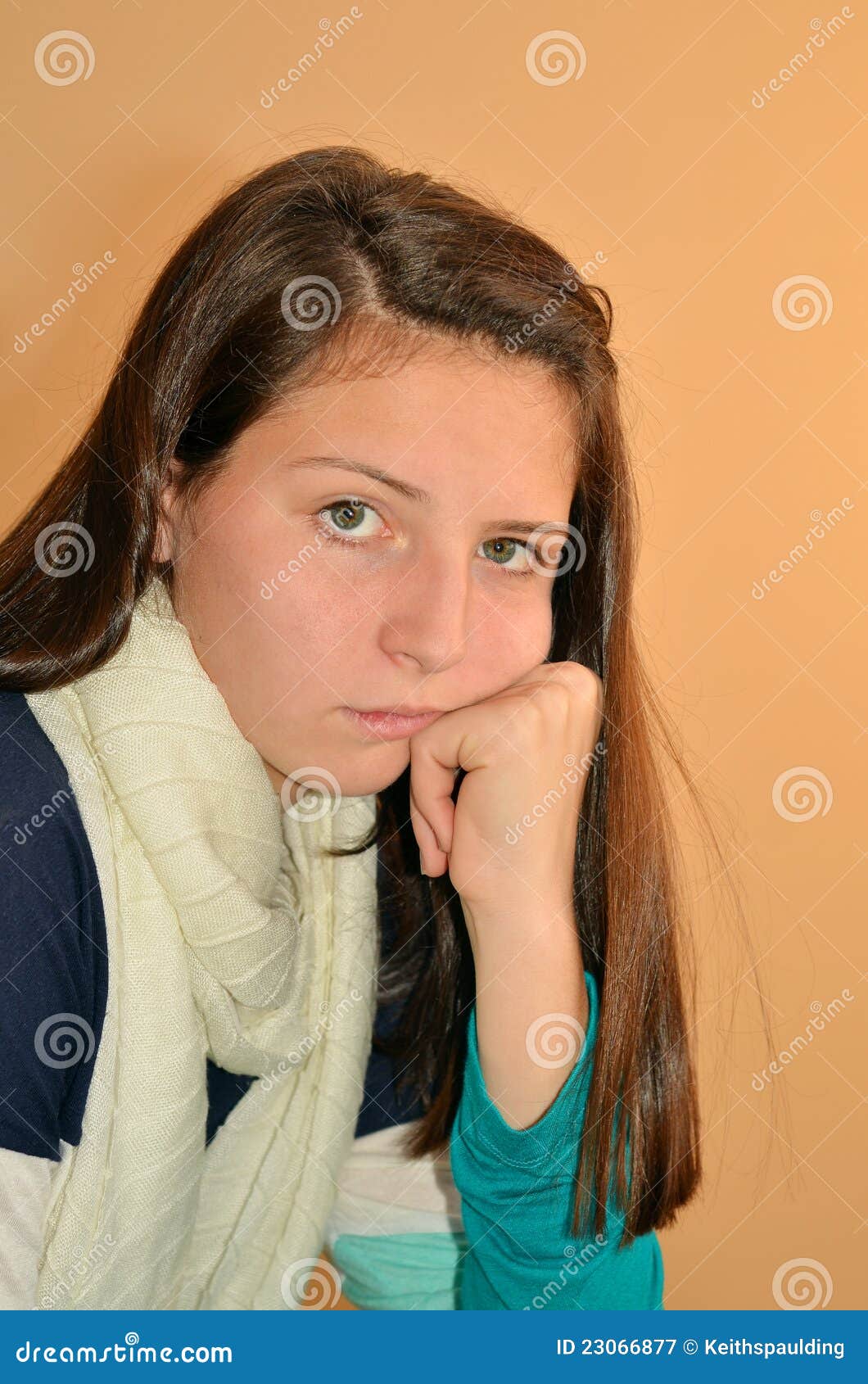Sad and Thinking stock image. Image of sadness, watching - 23066877