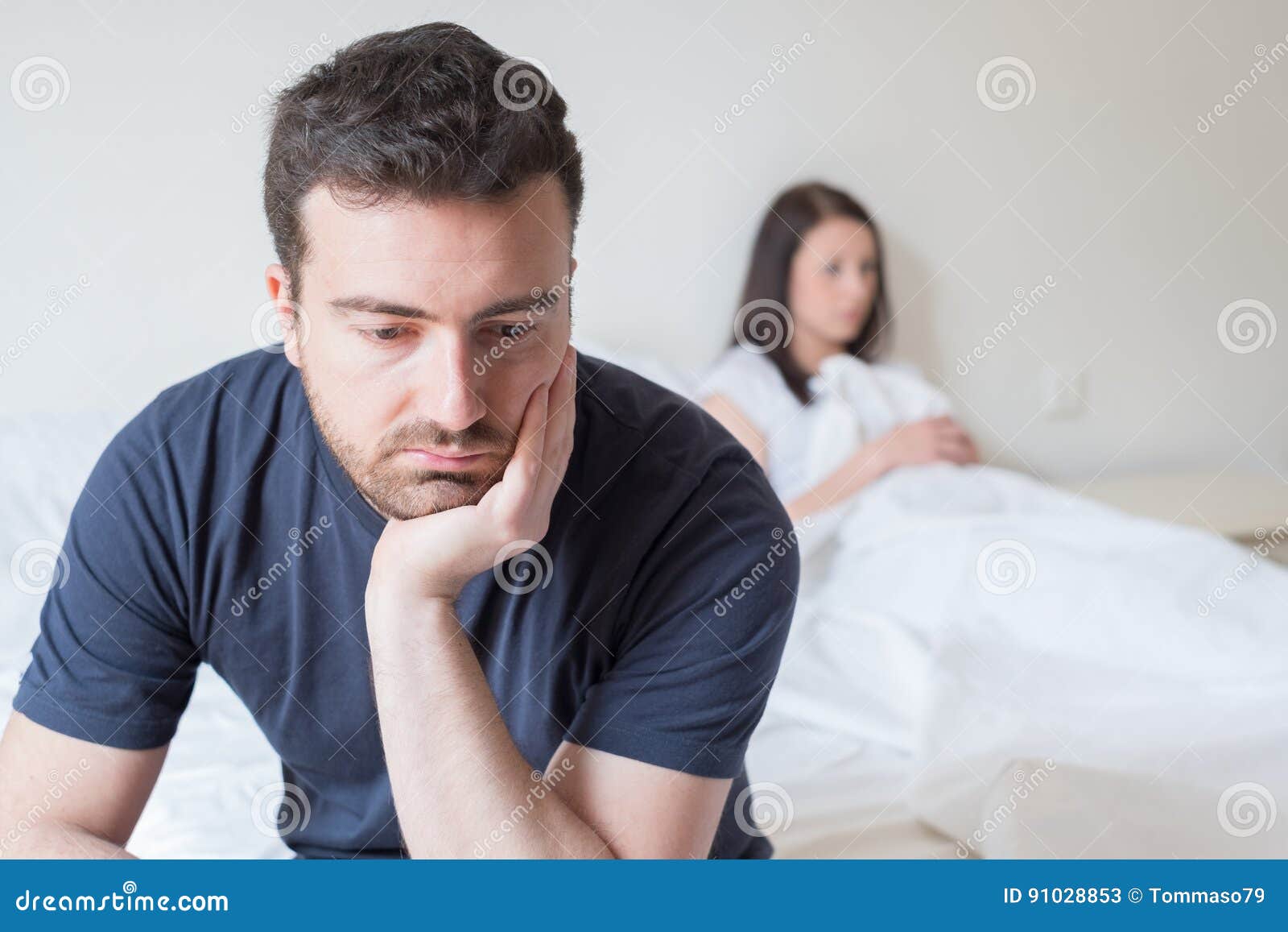 Erectile Dysfunction Sex Or Relationship Problems Young Black Man