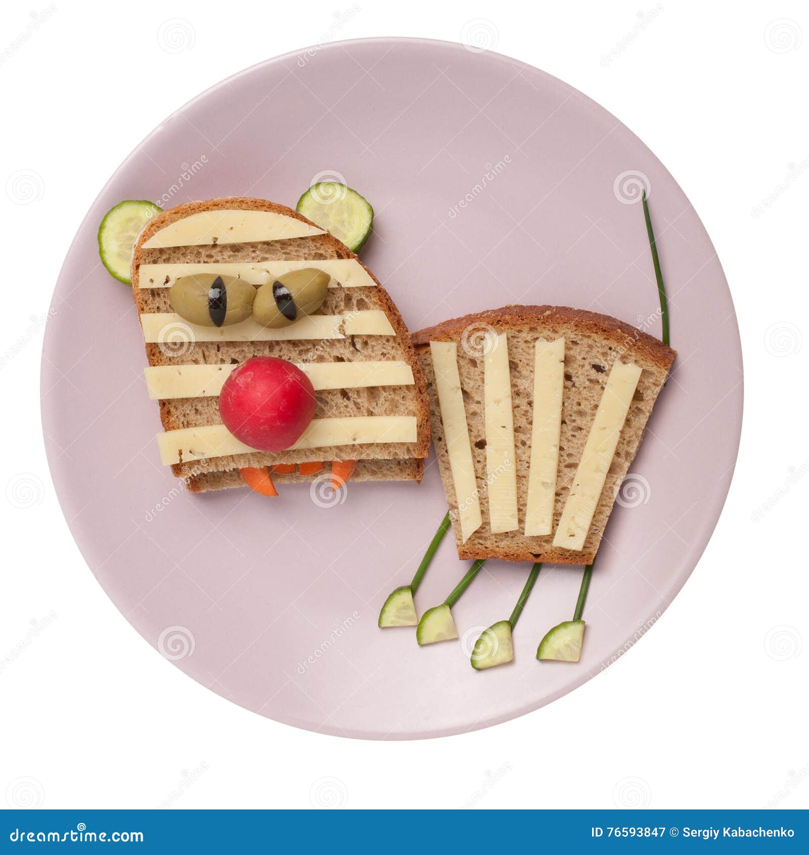 Tiger Made Of Paper Plate Tiger Craft. STEP 7. Finished Result Stock ...