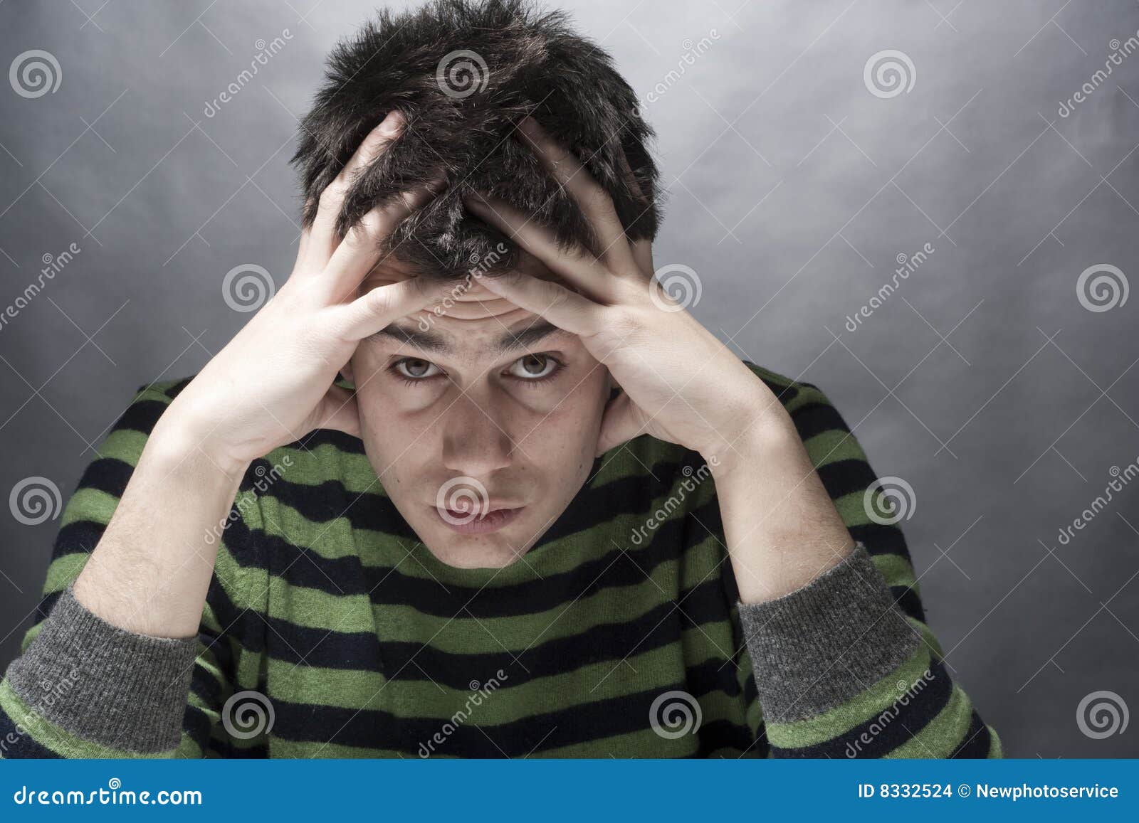 Sad and tired Boy stock photo. Image of business, adult - 8332524