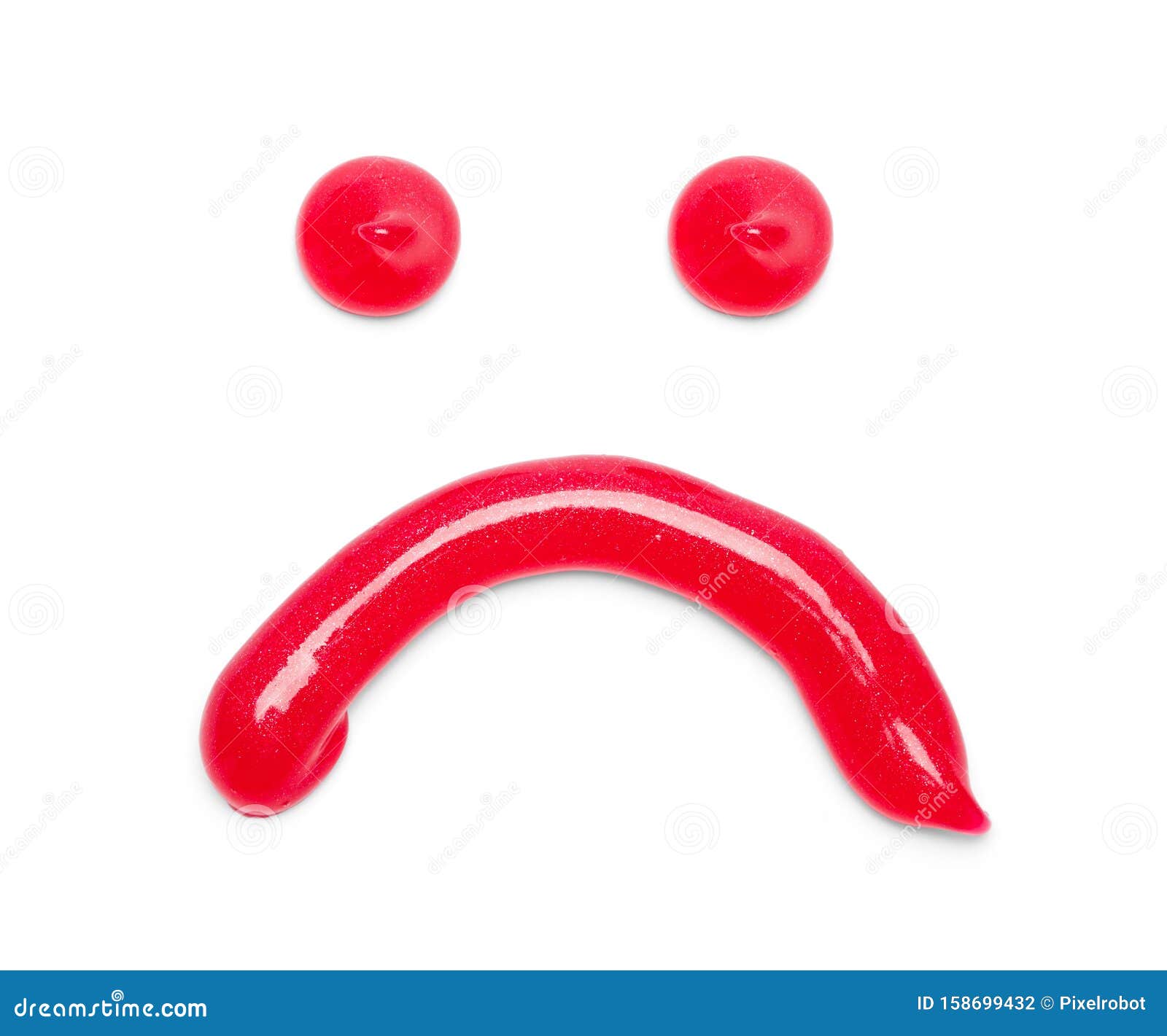 Sad Toothpaste Face stock photo. Image of teeth, dentist - 158699432