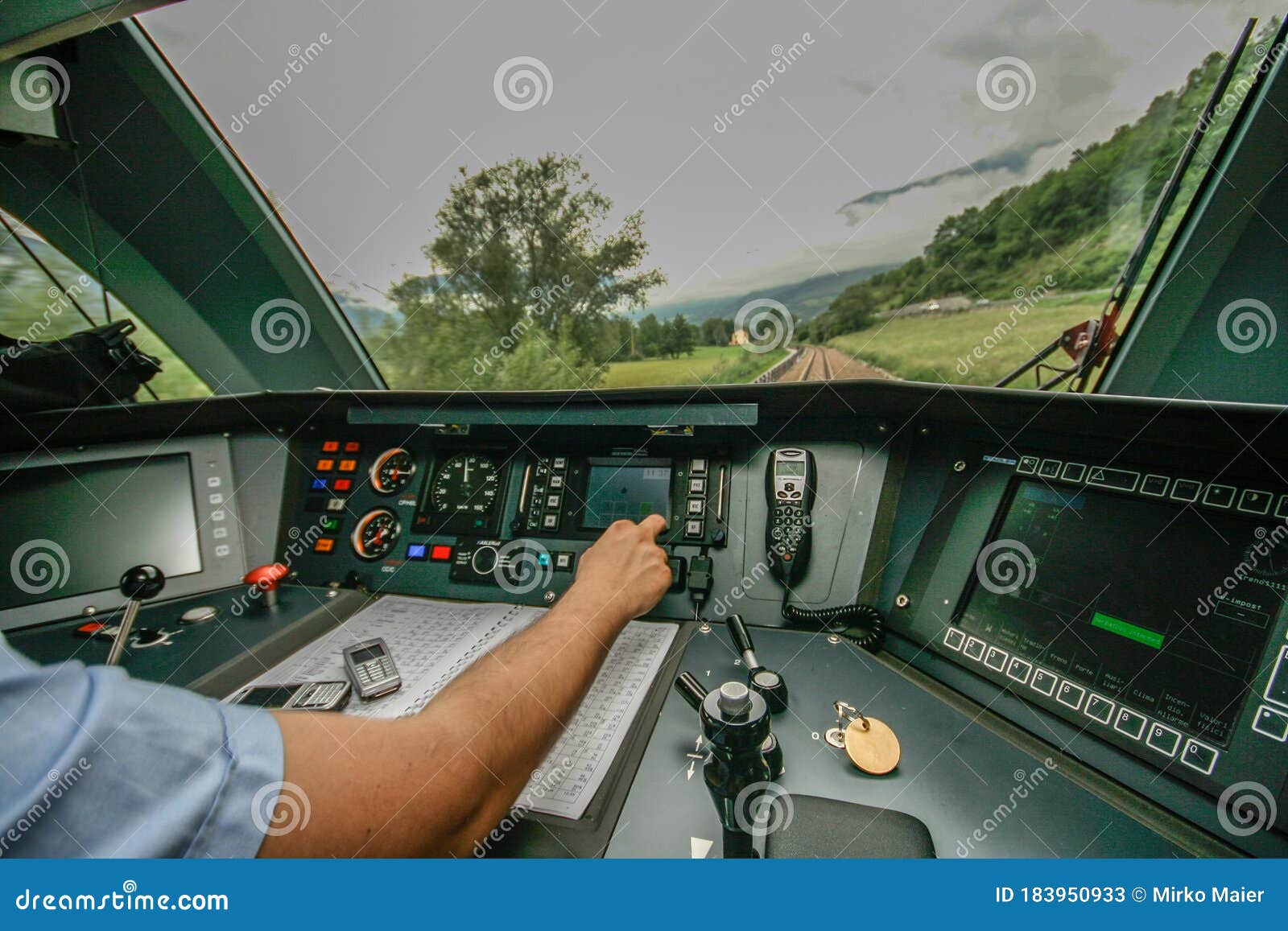 Sad Train, Merano, Italy, 15/09/2019 Inside the Train Cabin with a ...