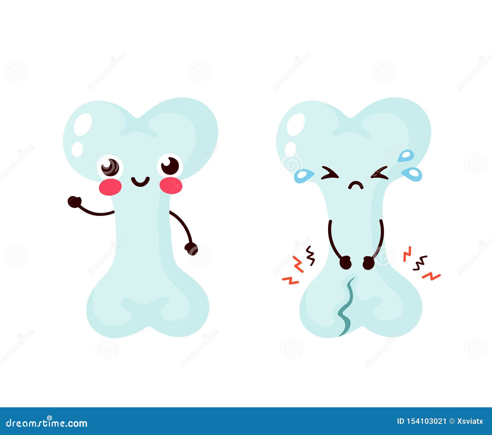 Sad Unhealthy Sick and Happy Smiling Bones Stock Vector - Illustration ... Sad Unhealthy Sick and Happy Smiling Bones Stock Vector - Illustration ...
