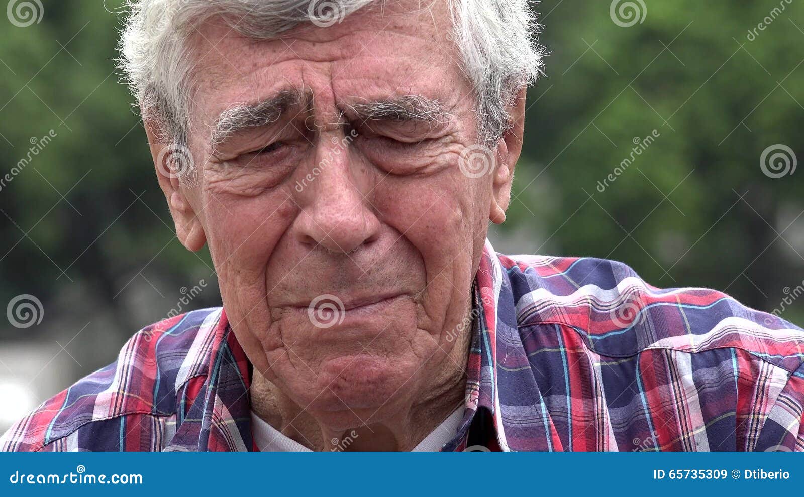 Sad and Upset Old Man stock video. Video of emotional - 65735309