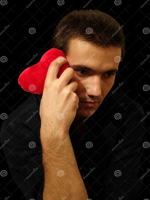 Sad valentine stock image. Image of amorous, heart, romantic - 1811447