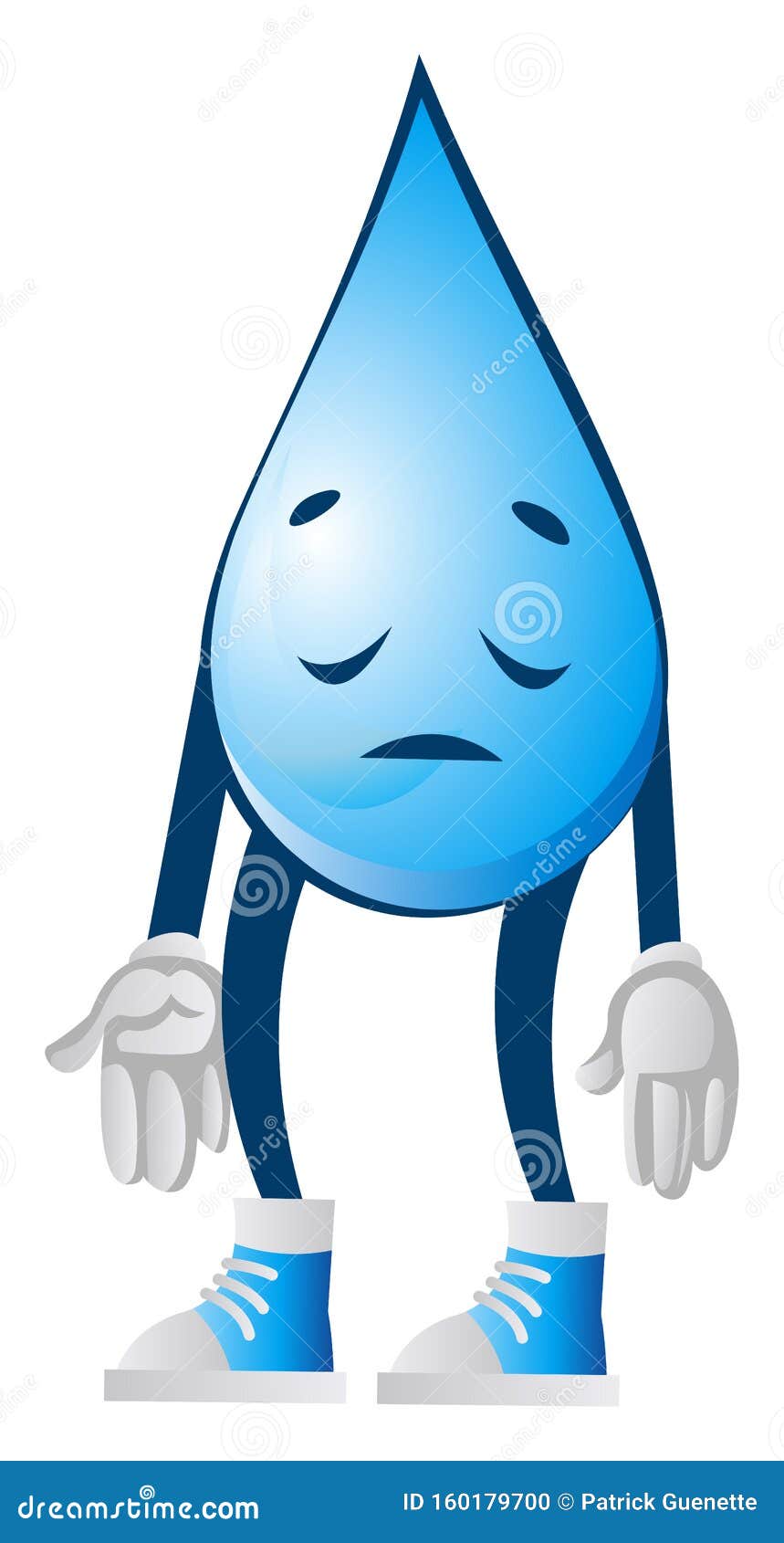 Water Drop Sad Stock Illustrations – 400 Water Drop Sad Stock ...