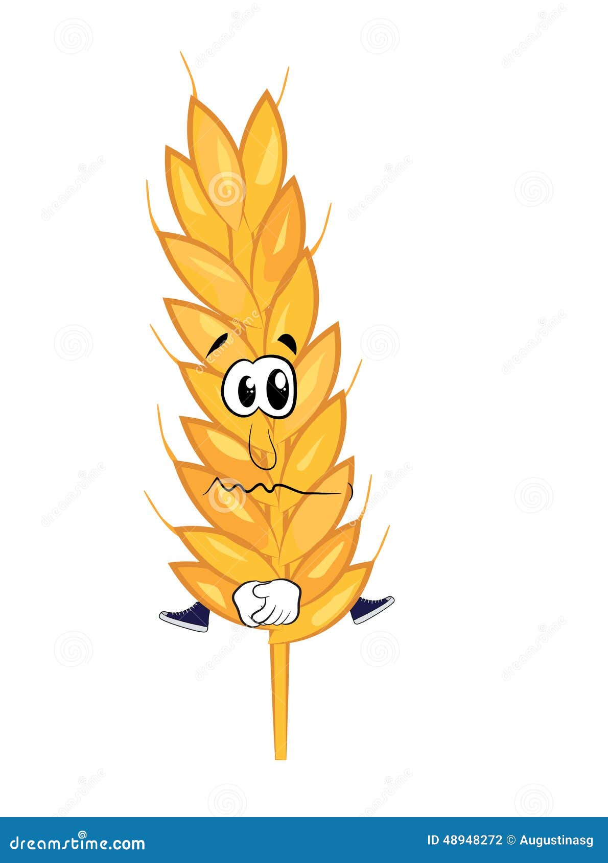 Wheat Cartoon Vector Illustration | CartoonDealer.com #52945548