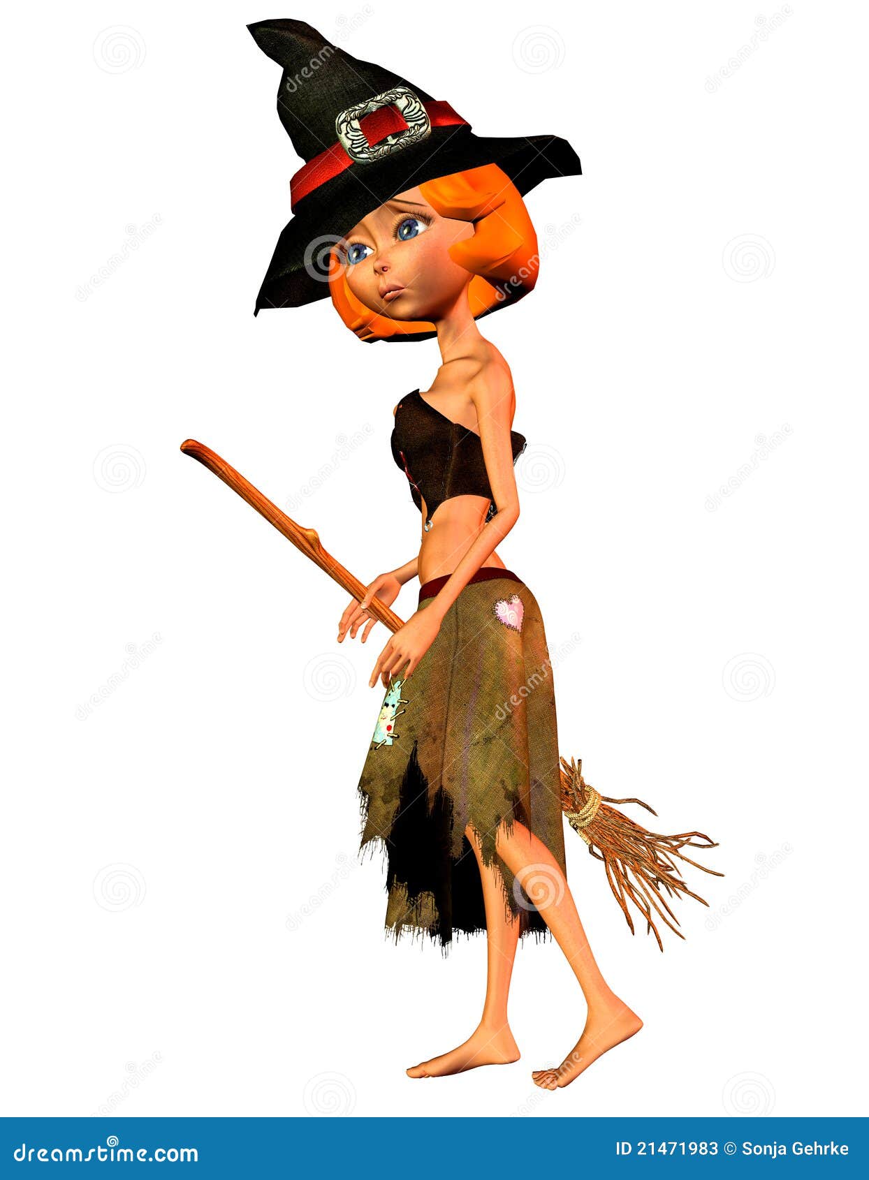 Sad witch stock illustration. Illustration of sensual - 21471983