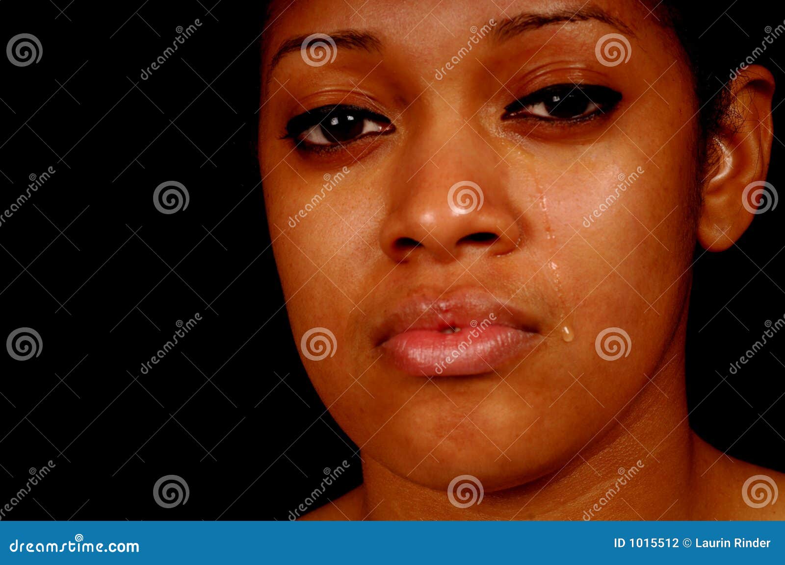 Sad Woman stock photo. Image of joyful, black, sincere - 1015512