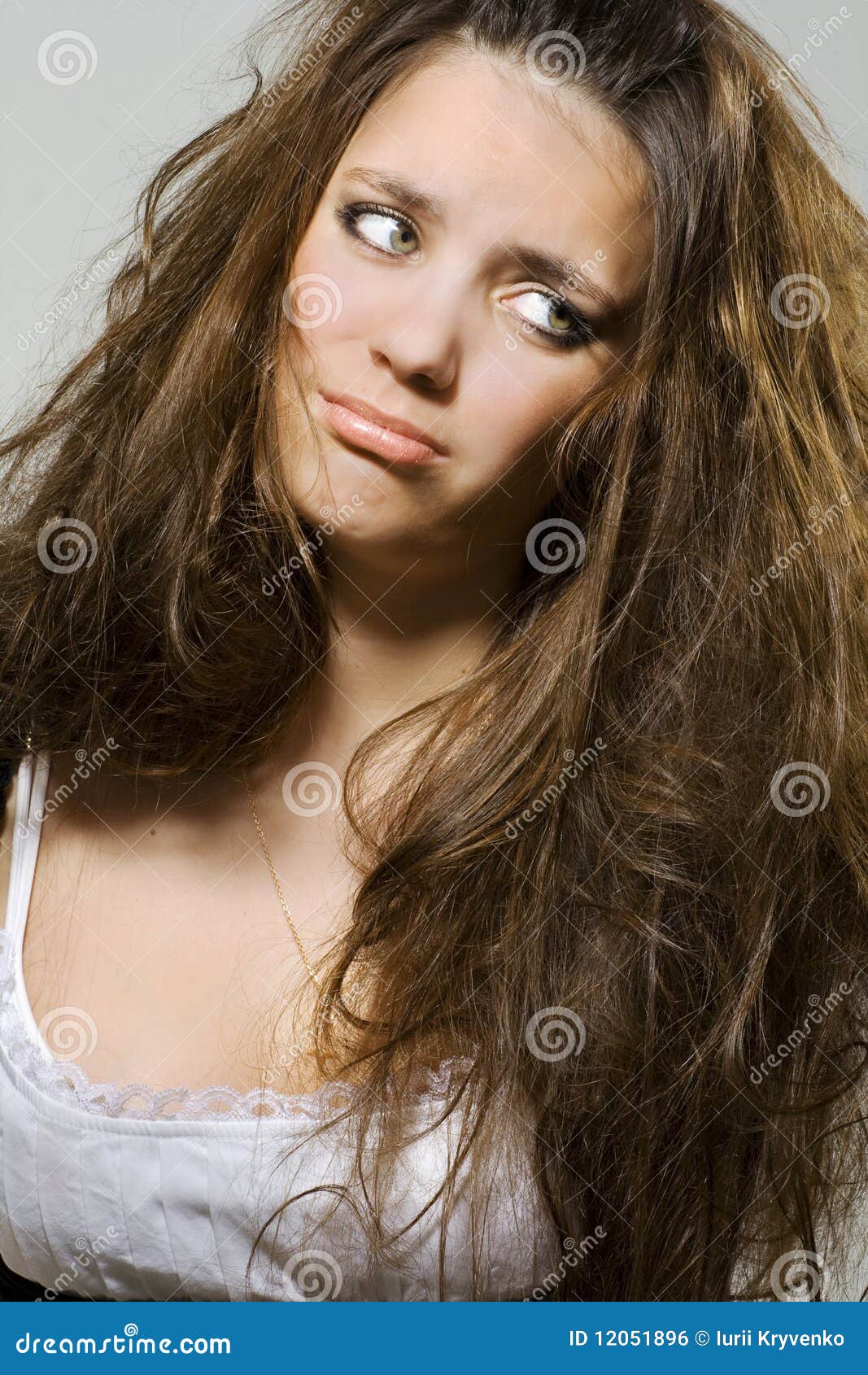 Sad woman stock photo. Image of emotional, human, close - 12051896
