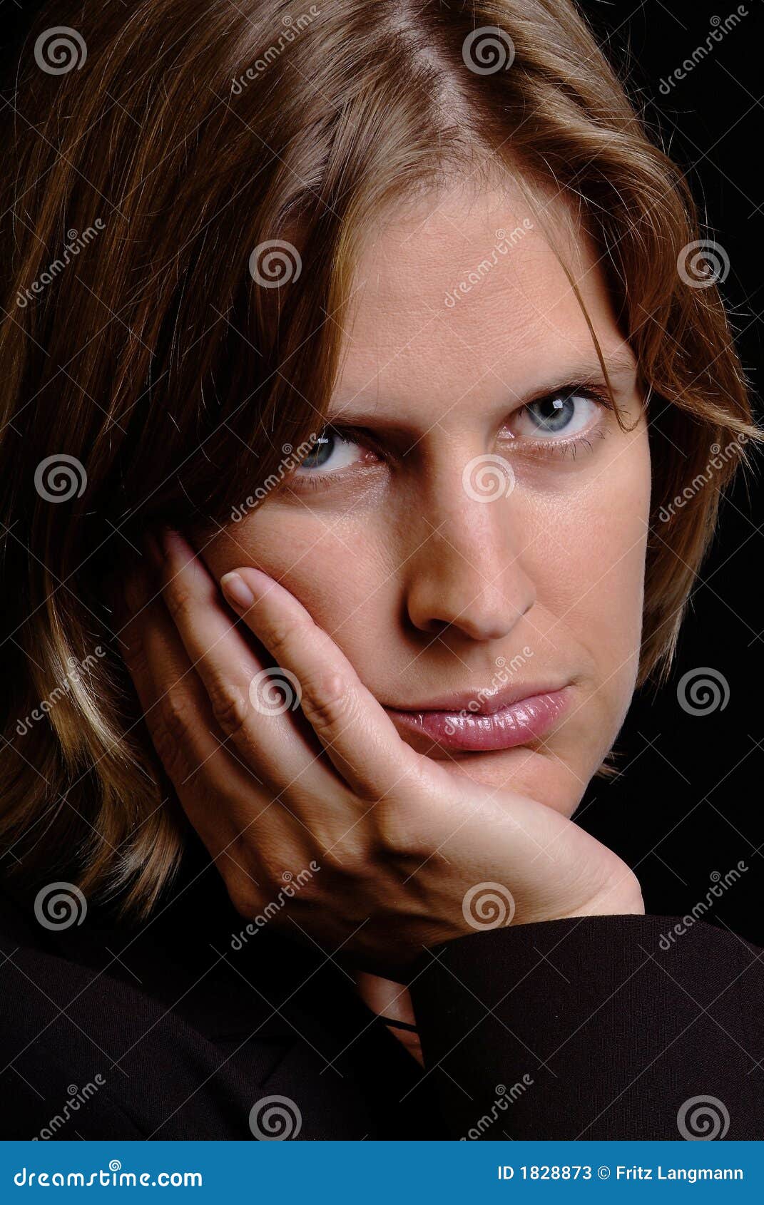 Sad woman stock image. Image of longing, contentment, gazes - 1828873