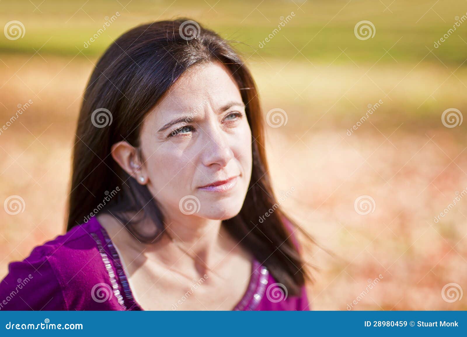 Sad woman stock image. Image of casual, outdoors, depressed - 28980459