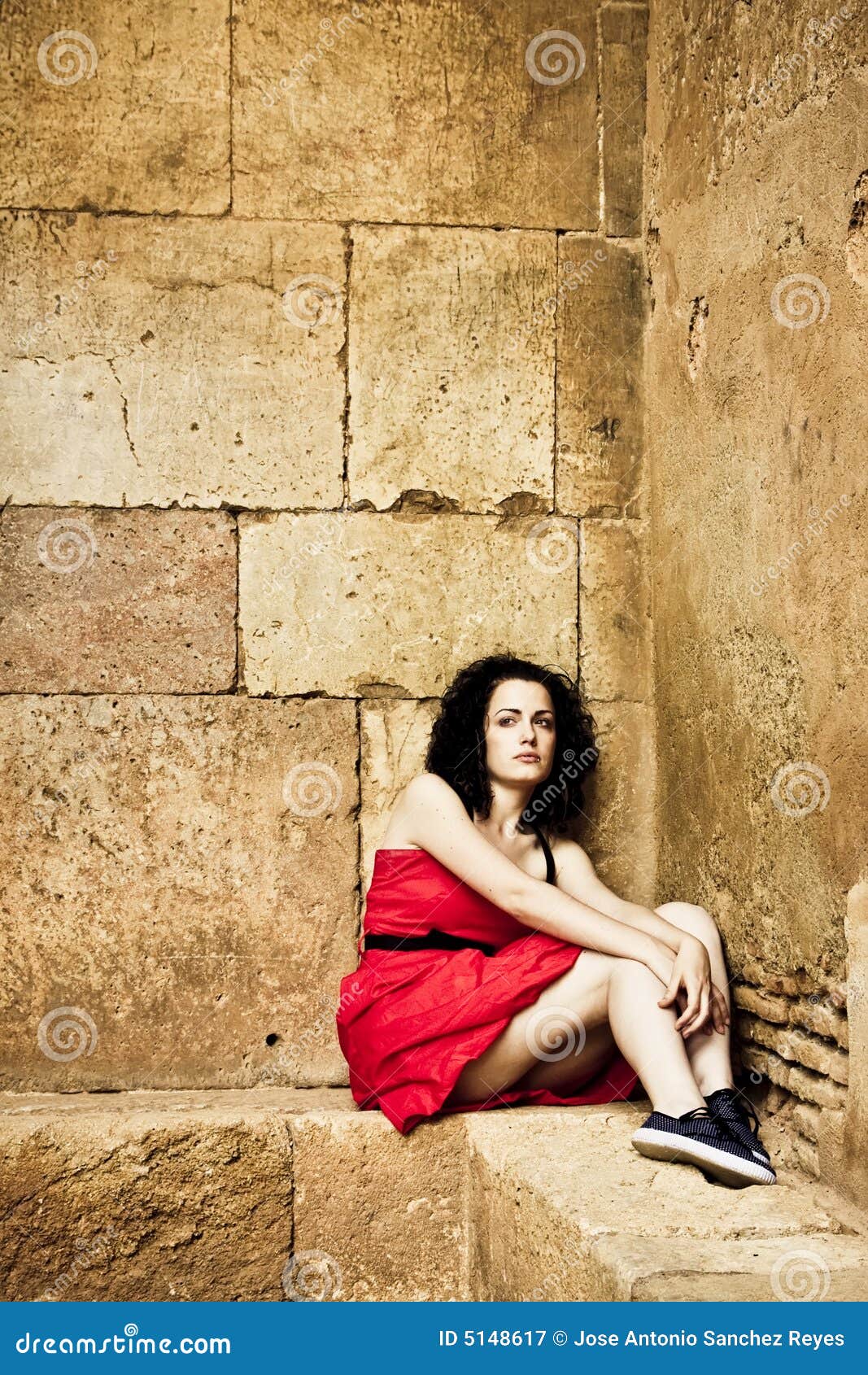 Sad woman stock image. Image of pain, grunge, frustration - 5148617