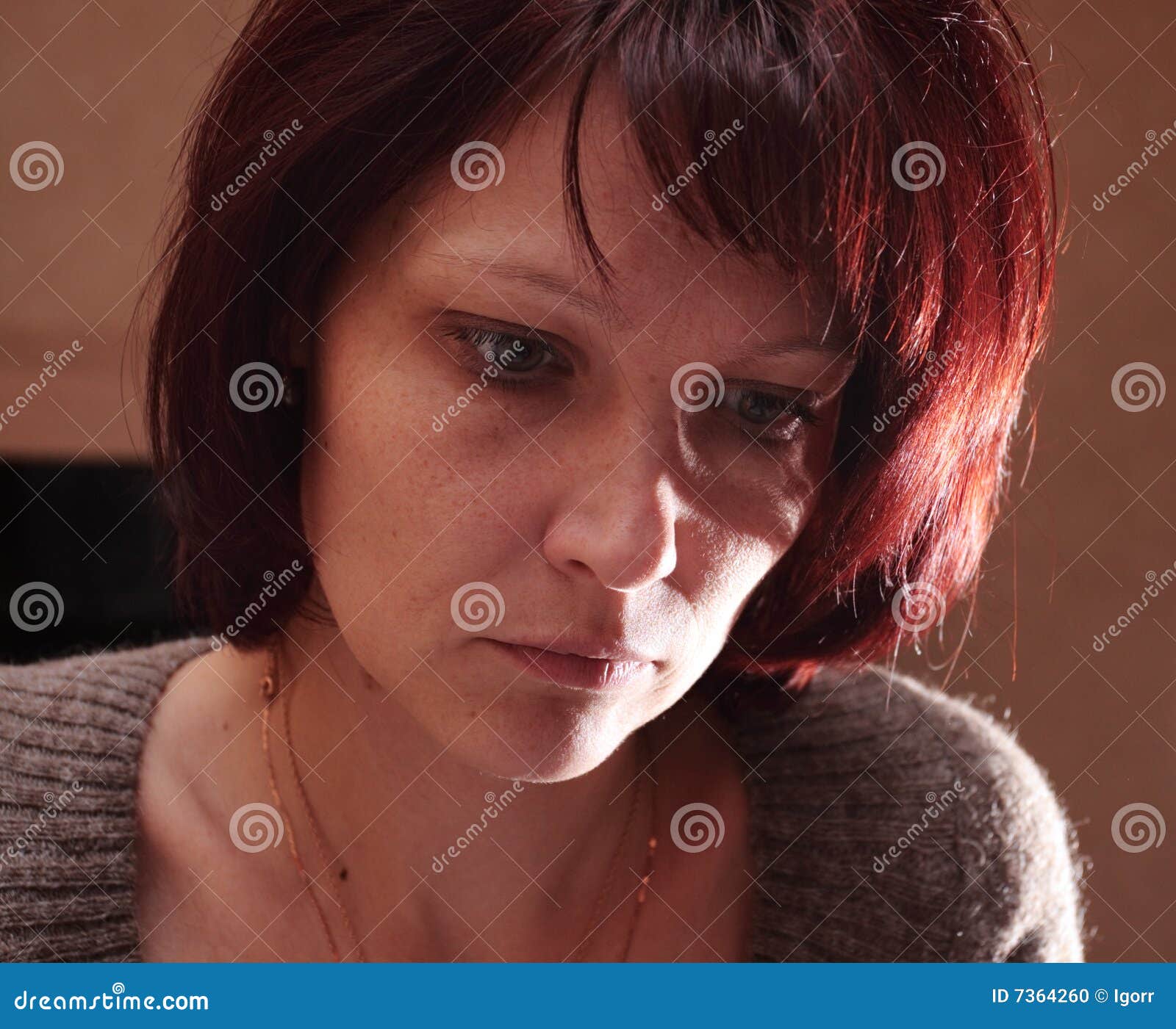 Sad woman stock photo. Image of frustration, grief, woman - 7364260