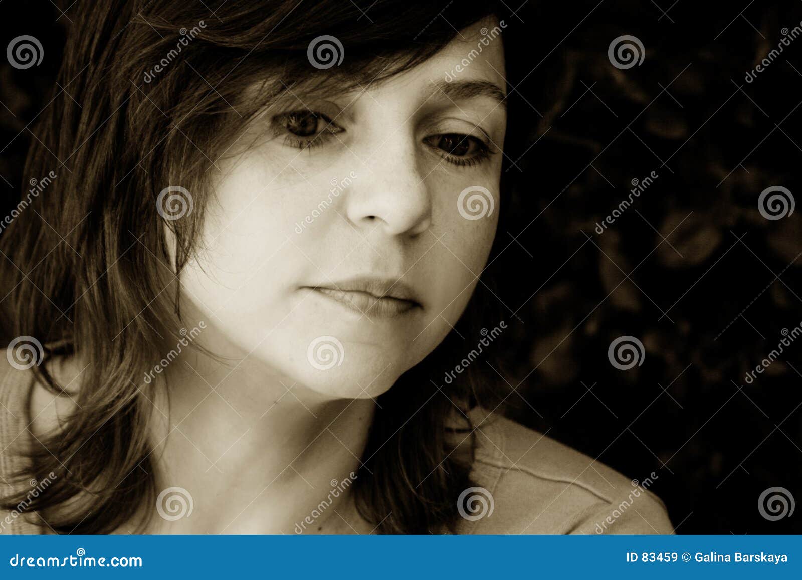Sad woman stock image. Image of alone, help, expression - 83459