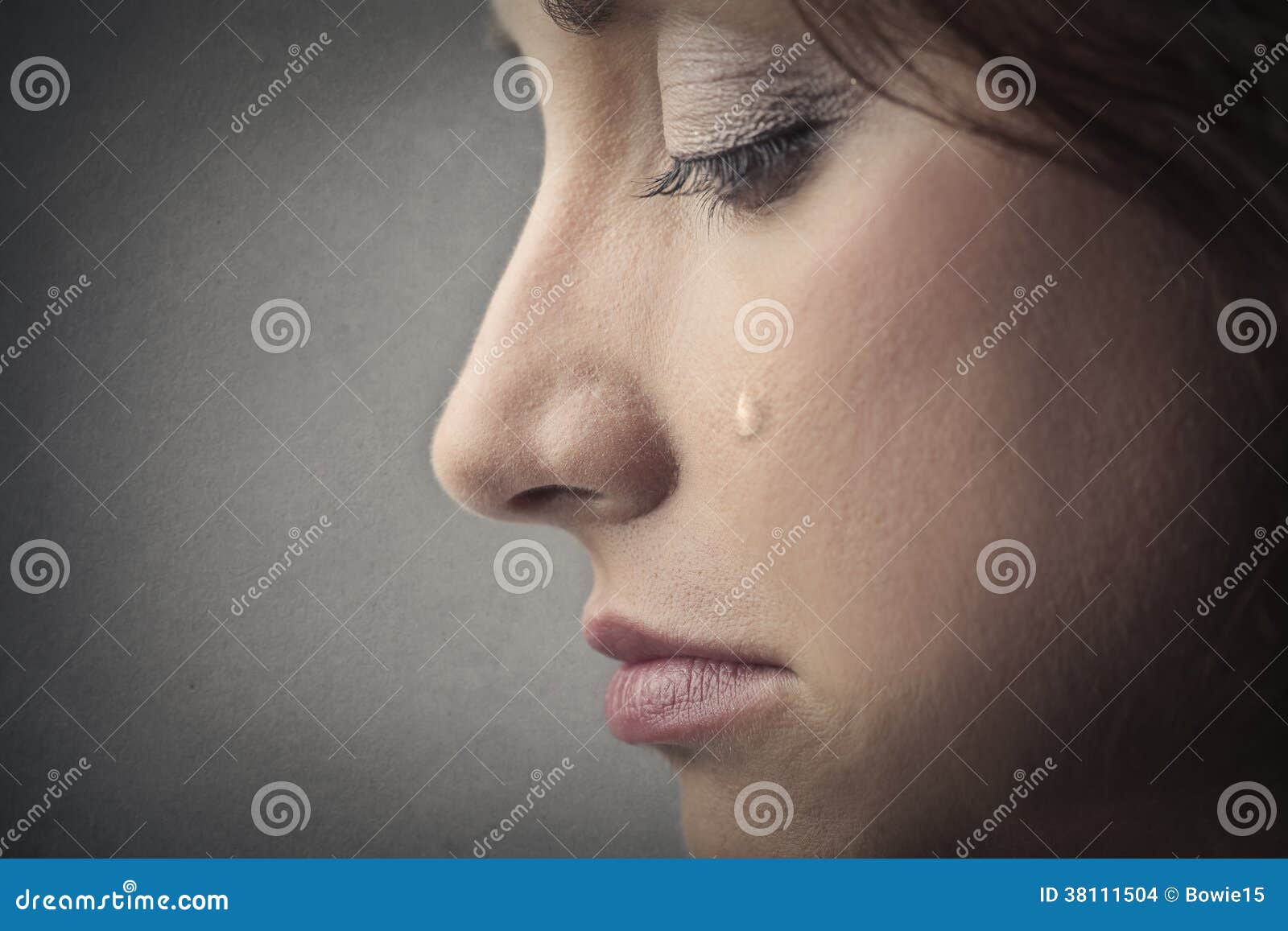 Sad woman crying stock photo. Image of visage, teardrop - 38111504