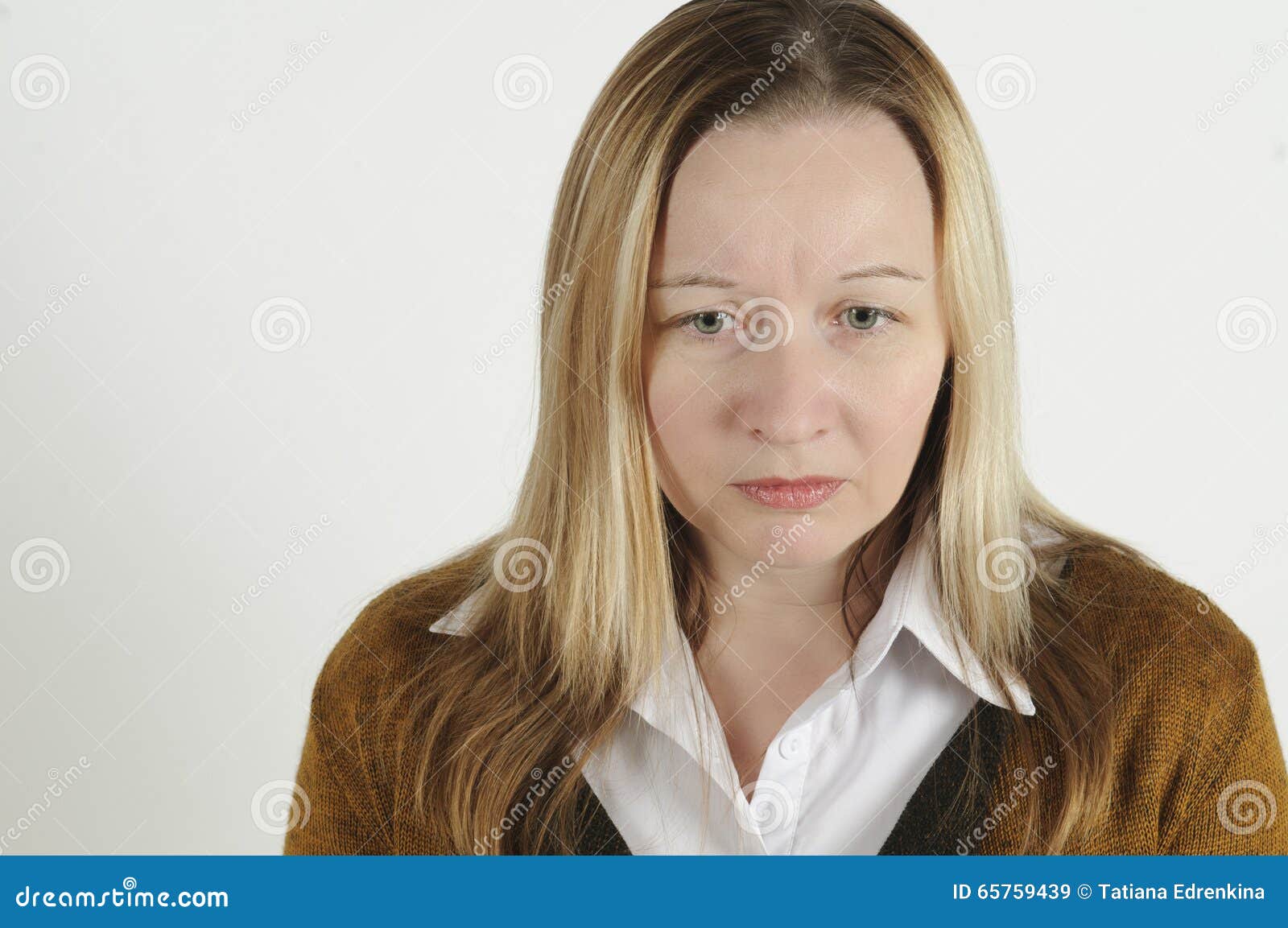 Sad woman stock image. Image of frustration, pain, solitude - 65759439