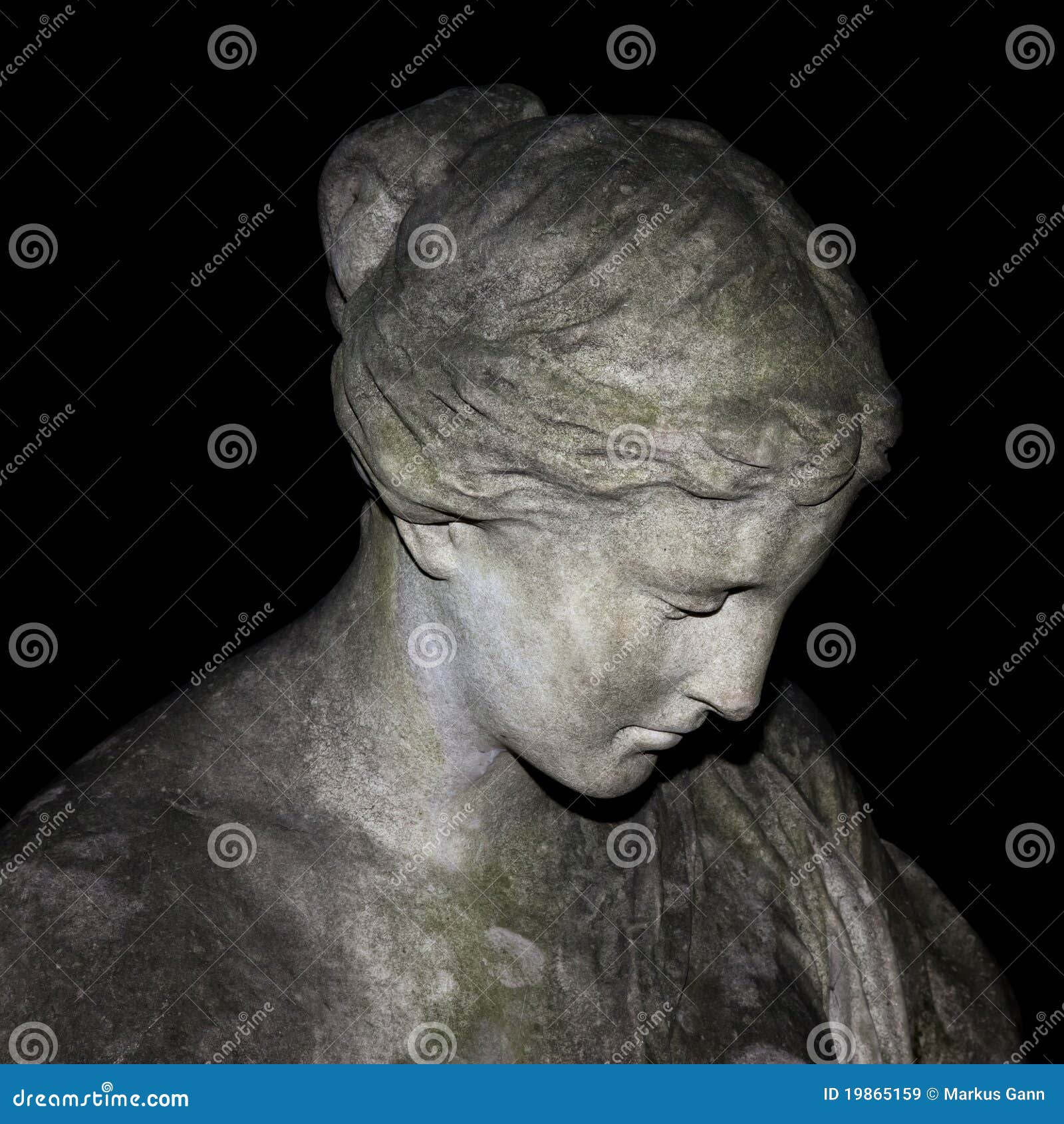 Sad woman statue stock image. Image of love, architecture - 19865159