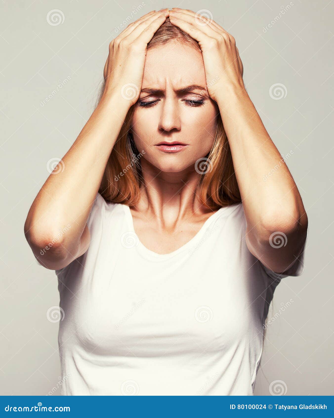 Sad woman stock photo. Image of expressing, caucasian - 80100024