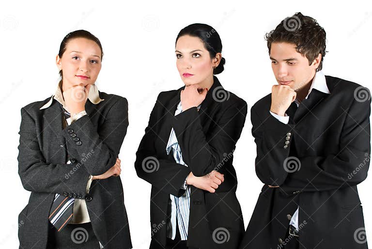 Sad workers stock image. Image of females, formalwear - 9282385