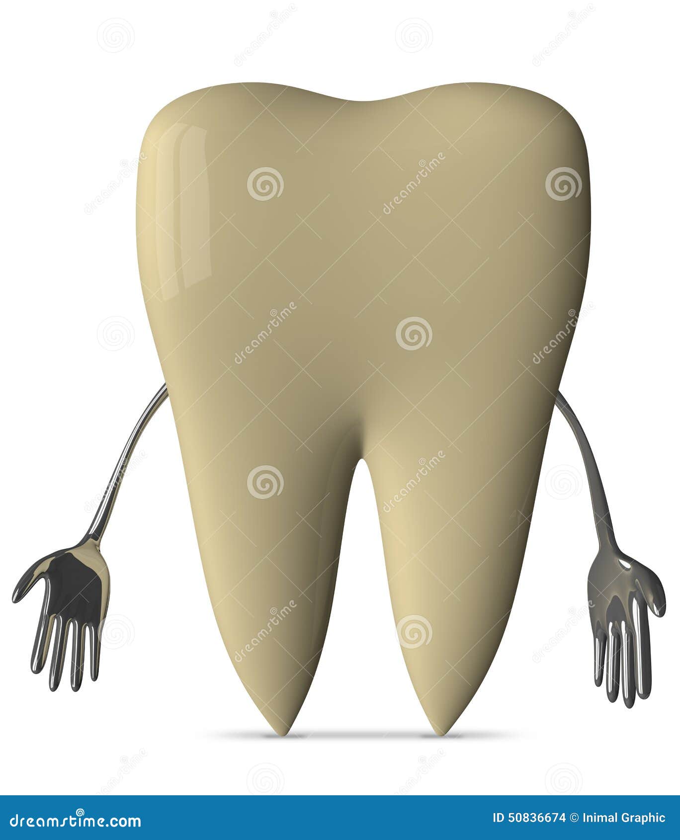 Sad yellow tooth character stock illustration. Illustration of ...