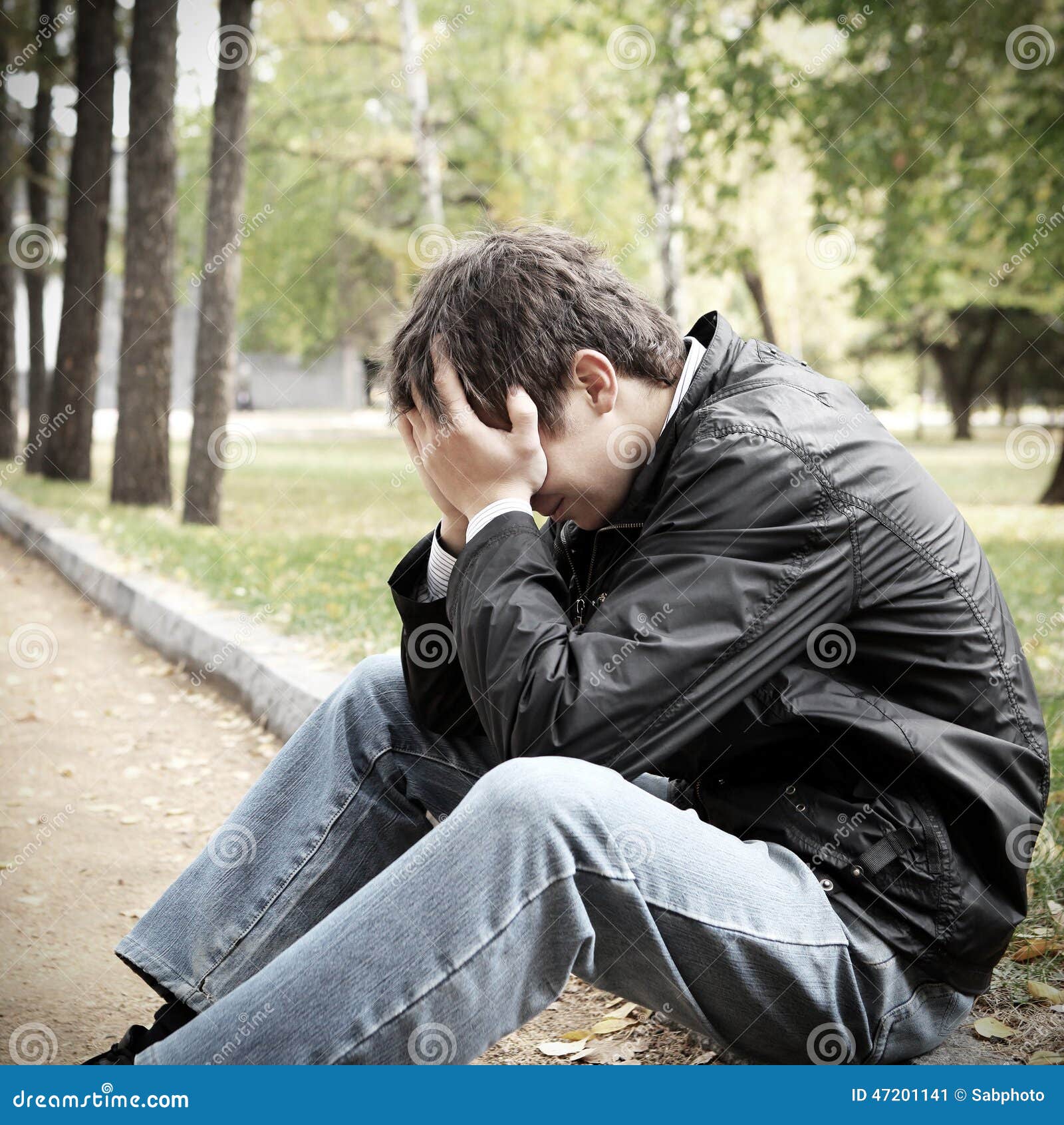 Young Man Crying Forest Photos - Free & Royalty-Free Stock Photos from ...