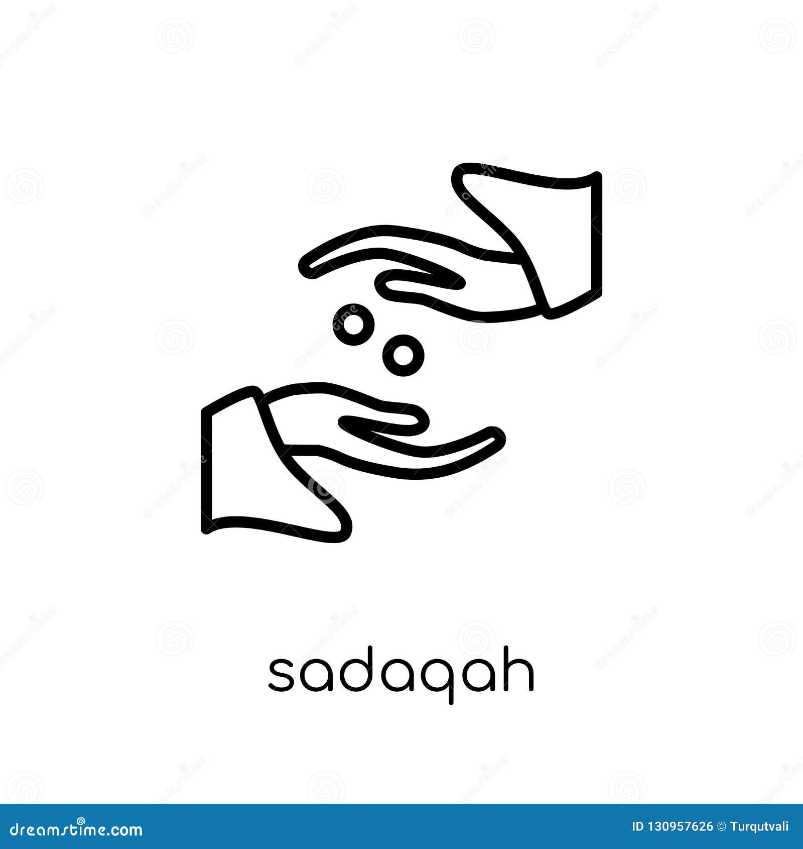Sadaqah Icon. Trendy Modern Flat Linear Vector Sadaqah Icon on W Stock ... Sadaqah Icon. Trendy Modern Flat Linear Vector Sadaqah Icon on W Stock ...